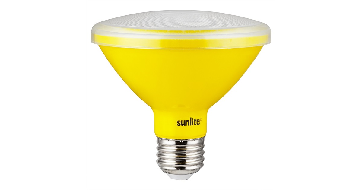 Sunlite 81471 LED PAR30 Yellow Recessed Bulb 8 Watt Medium Base 120 ...