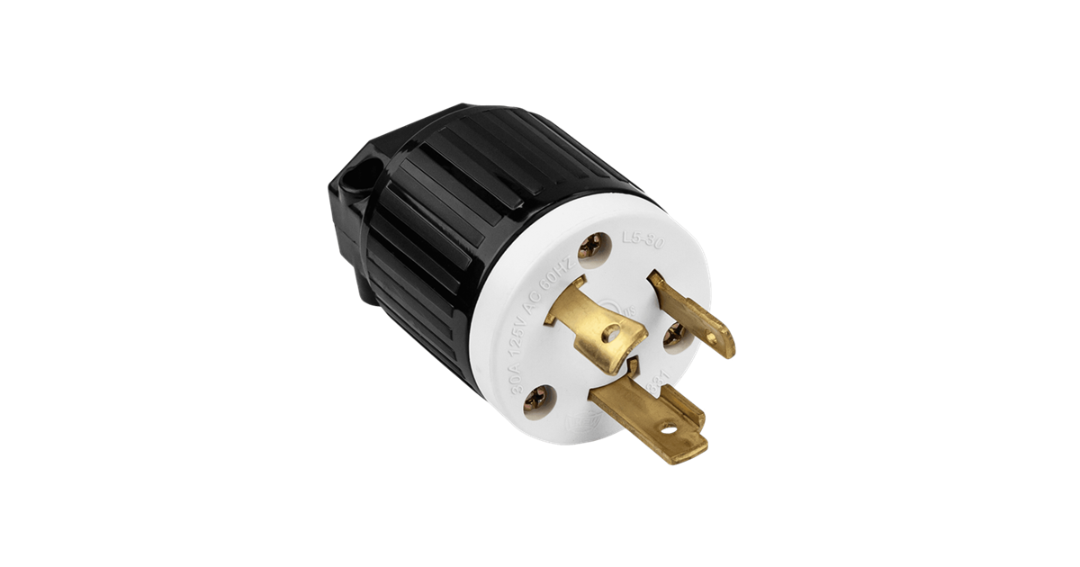 E66450-BK - Enerlites – Industrial Grade Locking Cord Connector, 30A ...